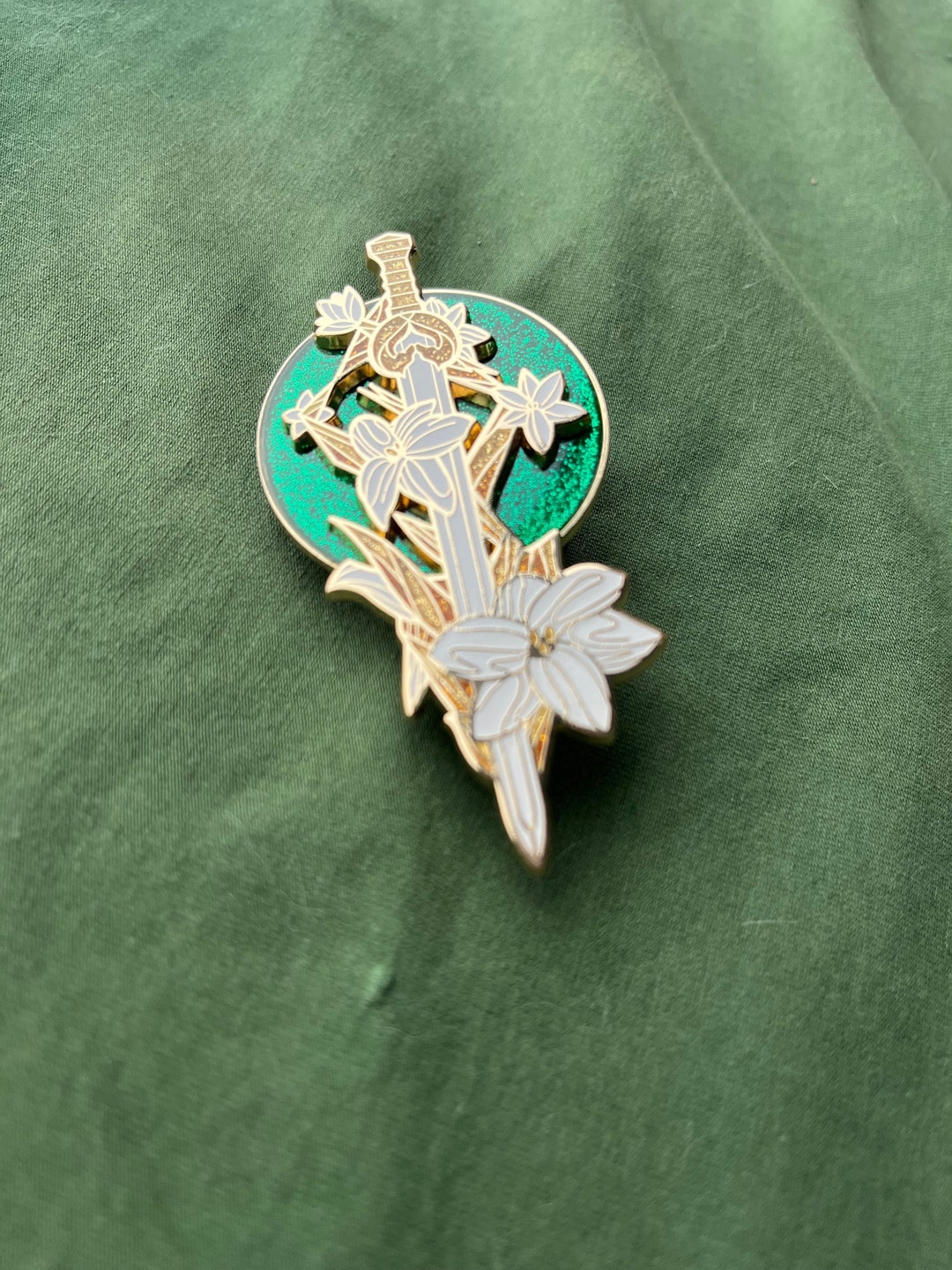 Petals on the Burial Mounds | 80mm Enamel Pin - Etsy