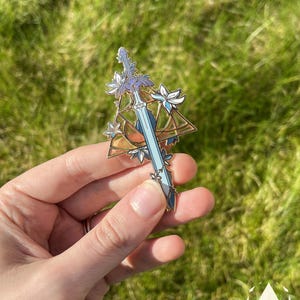 Sword of Golden Legends 80mm Enamel Pin - Etsy