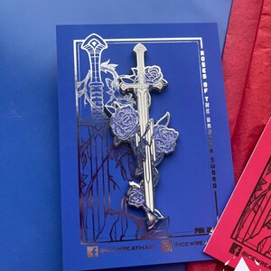 Roses of the Broken Sword | 80mm Enamel Pin - Etsy