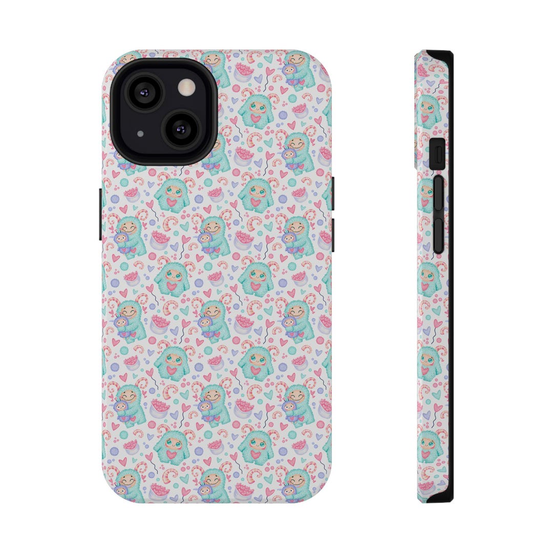 Cute Pastel Character Pattern Phone Case | Impact-resistant Case - Etsy