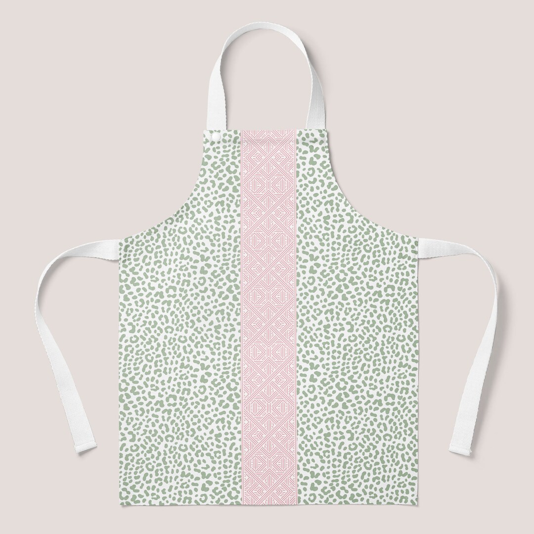 Kid's Baking Apron, Kid's Cooking Apron, Leopard Print Apron, Gift for ...