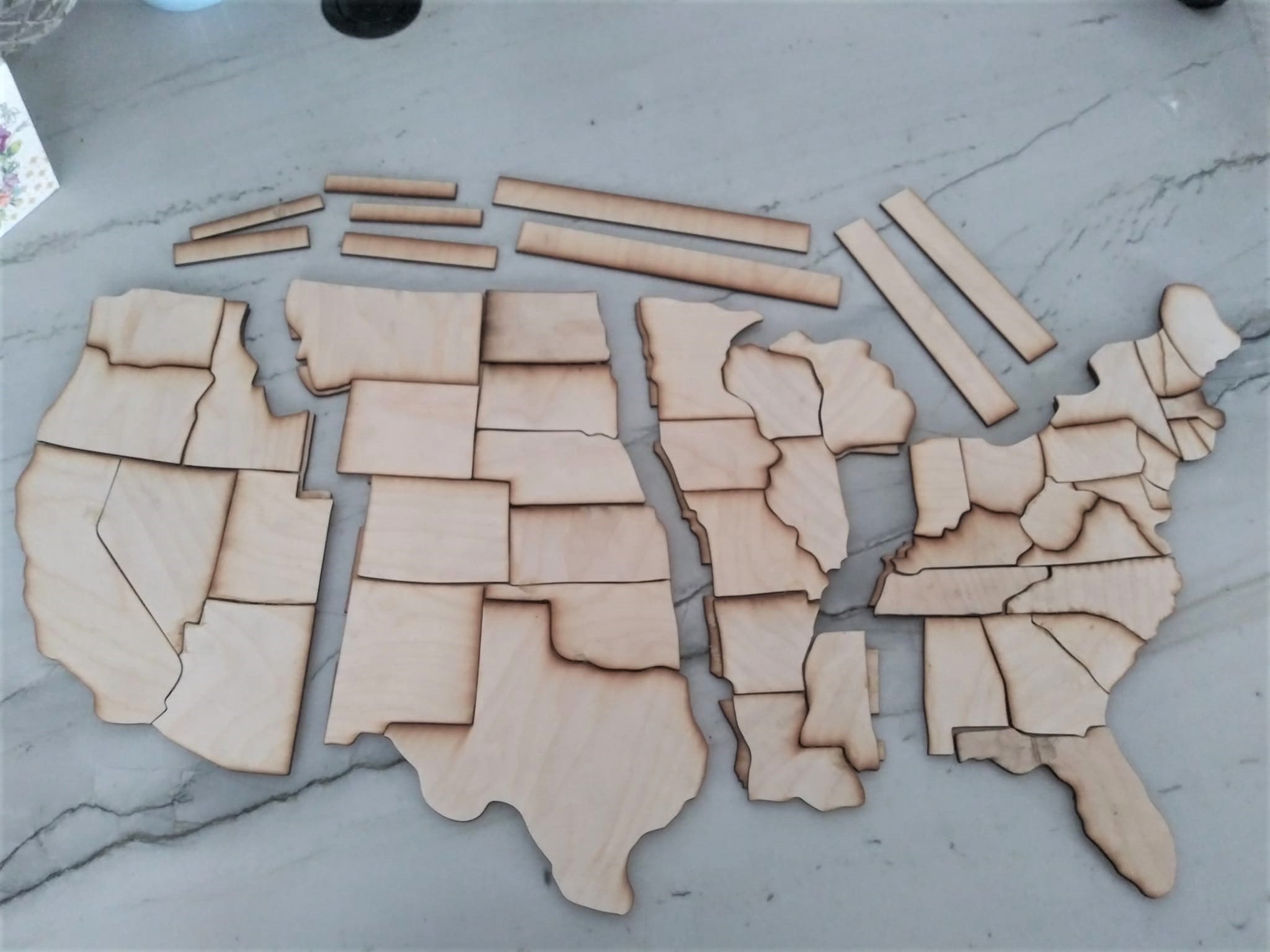 Personalized USA Photo Memory Map-all 50 States. Great Gift. US Photo ...
