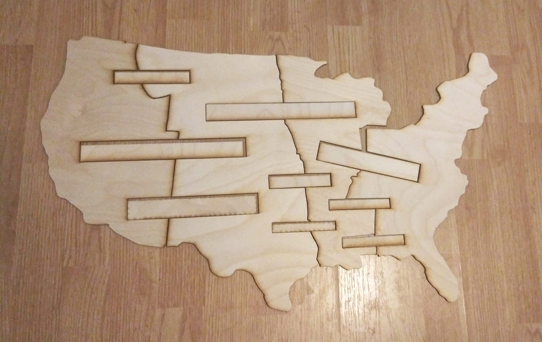 Personalized USA Photo Memory Map-all 50 States. Great Gift. US Photo ...