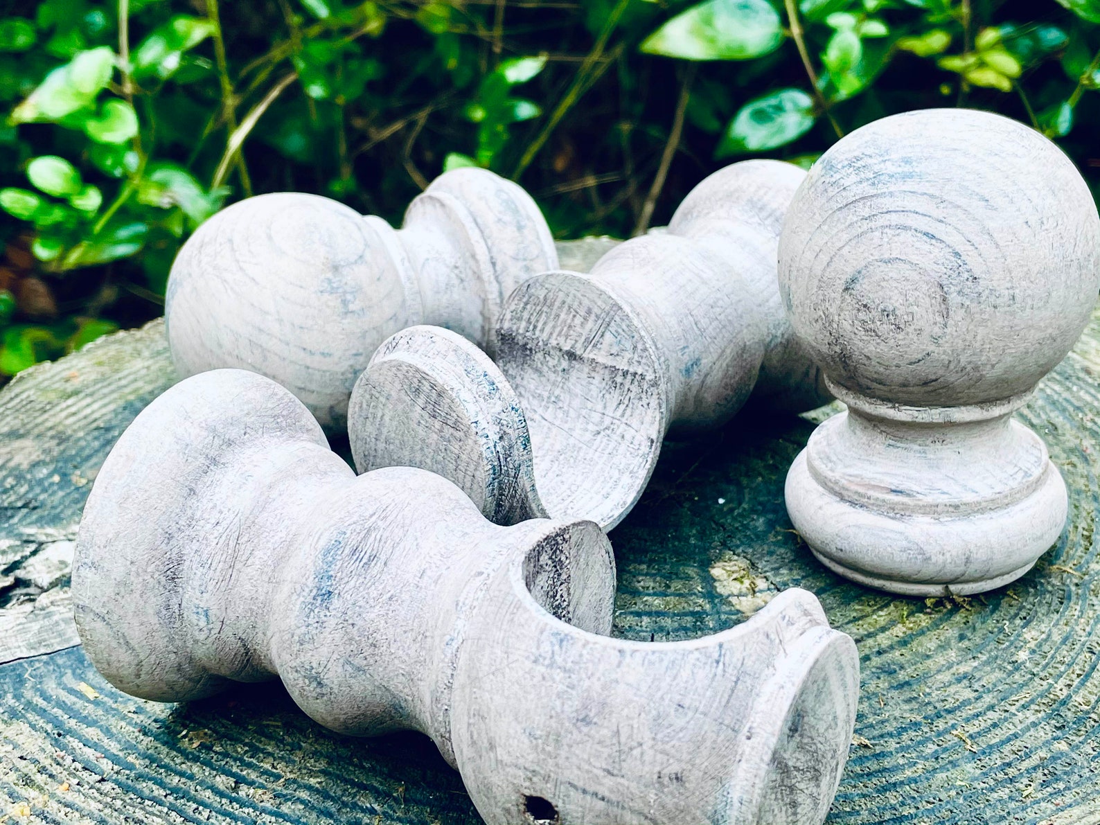 Gorgeous Reclaimed Wood Style Rustic Curtain Rod Rail Poles in Various ...