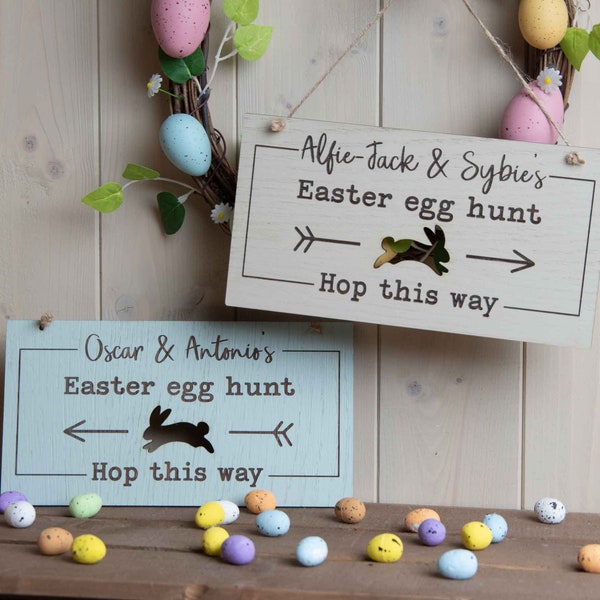 Easter Egg Hunt Sign - Etsy