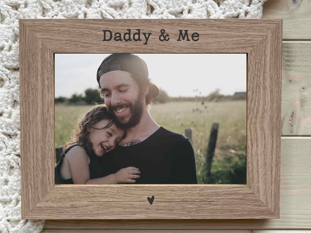 Daddy & Me Photo Frame, Gift for Dad, Father's Day Gift for Daddy ...