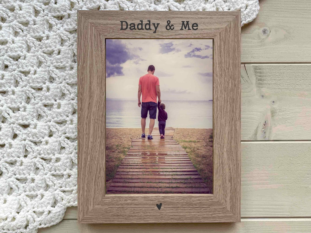 Daddy & Me Photo Frame, Gift for Dad, Father's Day Gift for Daddy ...