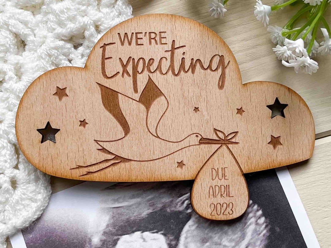 Stork, Pregnancy Announcement Sign, Baby Announcement, Pregnancy Reveal ...