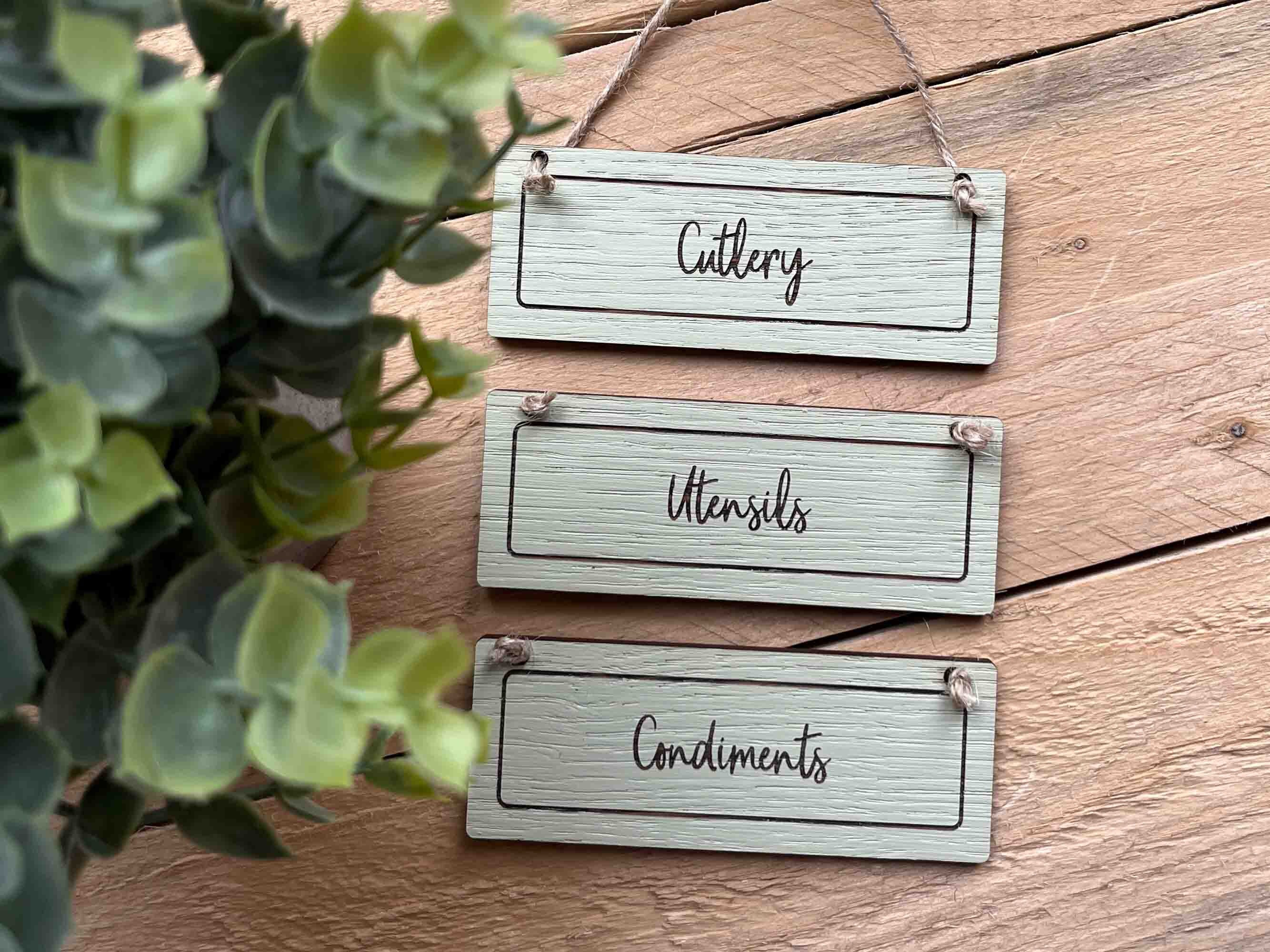 FULLY Personalised Miniature Wooden Signs Any Text Custom - Etsy UK