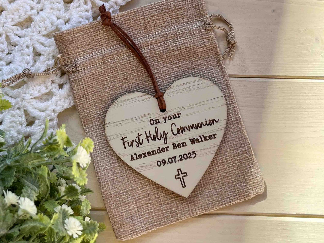 Personalised First Holy Communion Sign, 1st Holy Communion Gift Tag ...