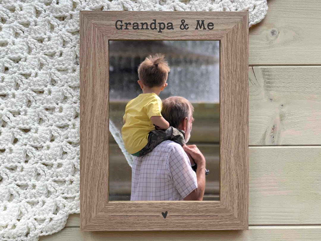 Grandad & Me Photo Frame, Gift for Grandad, Father's Day Gift for ...