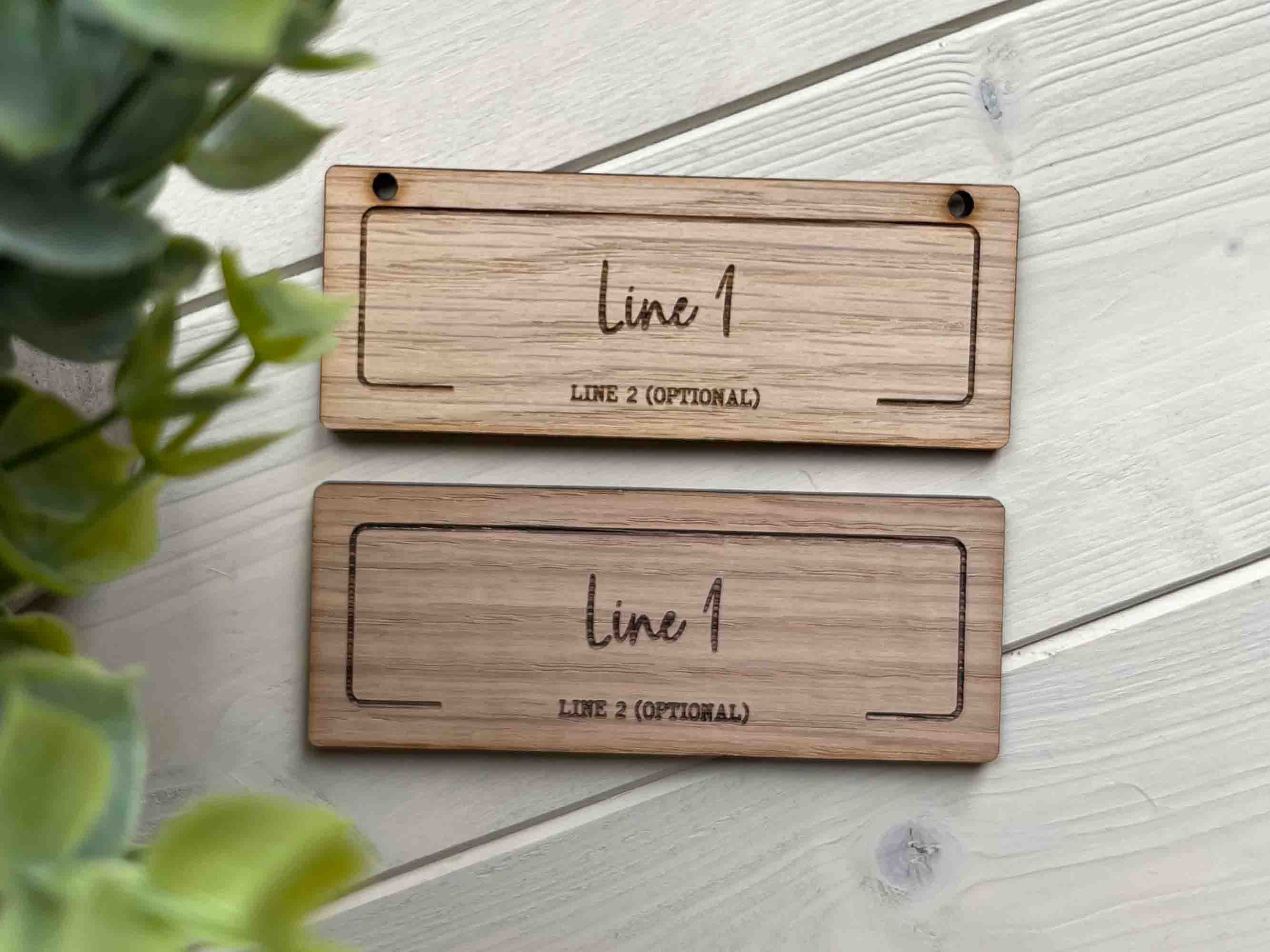 FULLY Personalised Miniature Wooden Signs Any Text Custom - Etsy UK