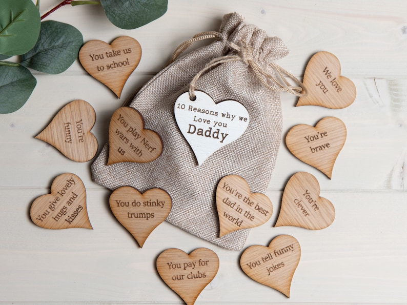 Reasons Why I Love Dad Daddy Grandad Personalised Fathers Day - Etsy