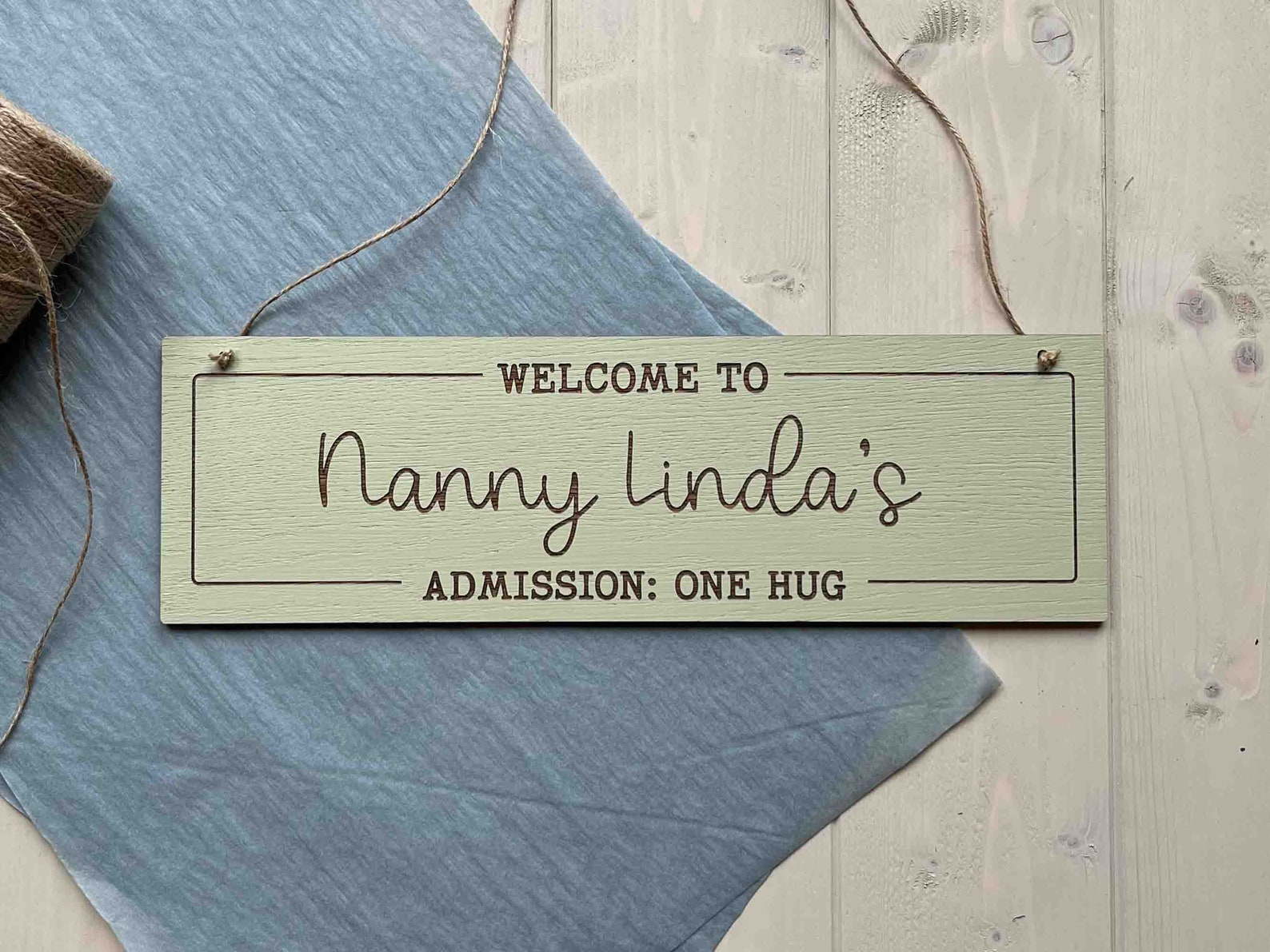 Personalised Welcome to Grandparents Wooden Sign, Mother's Day Gift for ...