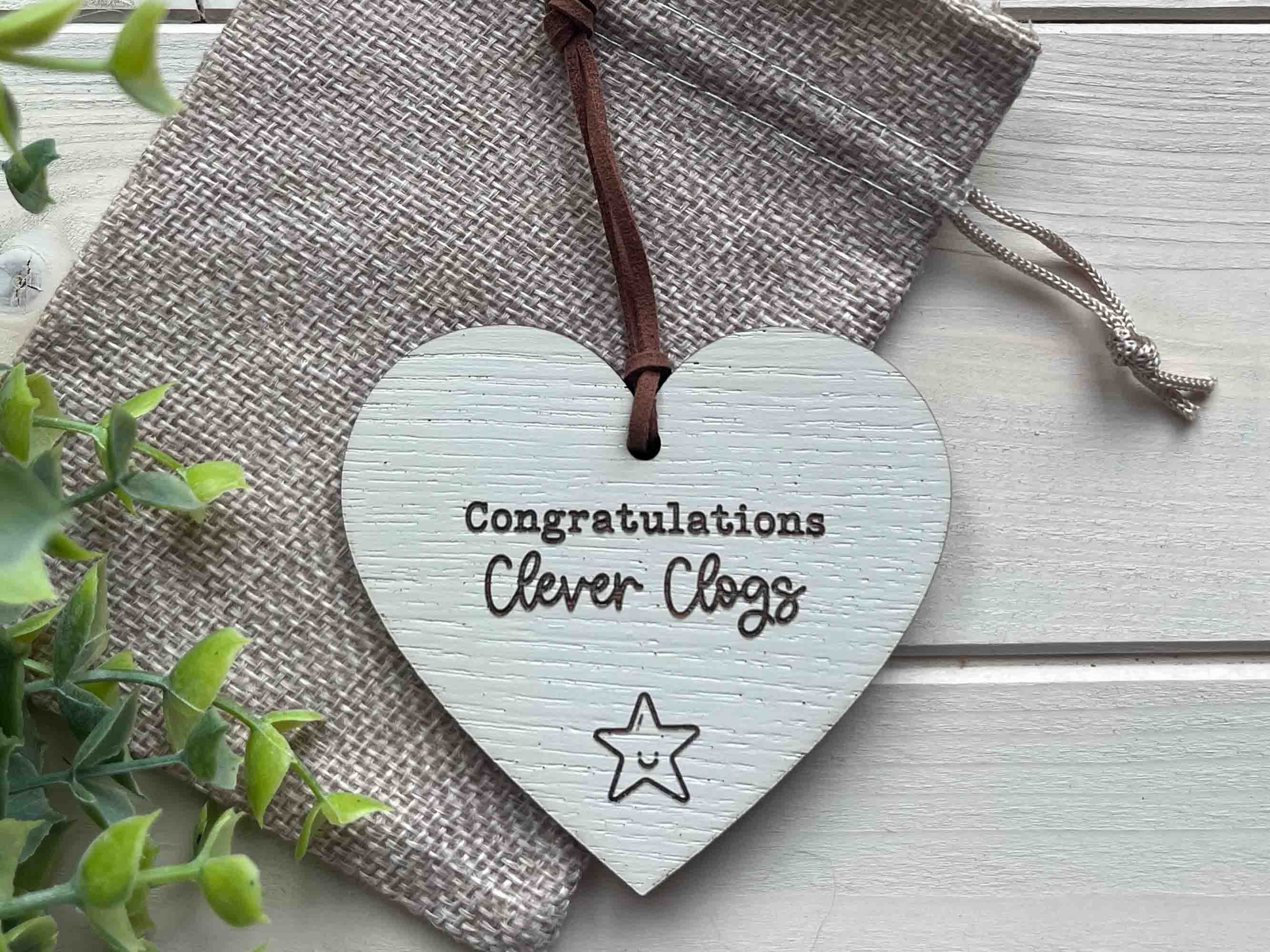 Congratulations Clever Clogs Well Done Gift Congratulations - Etsy