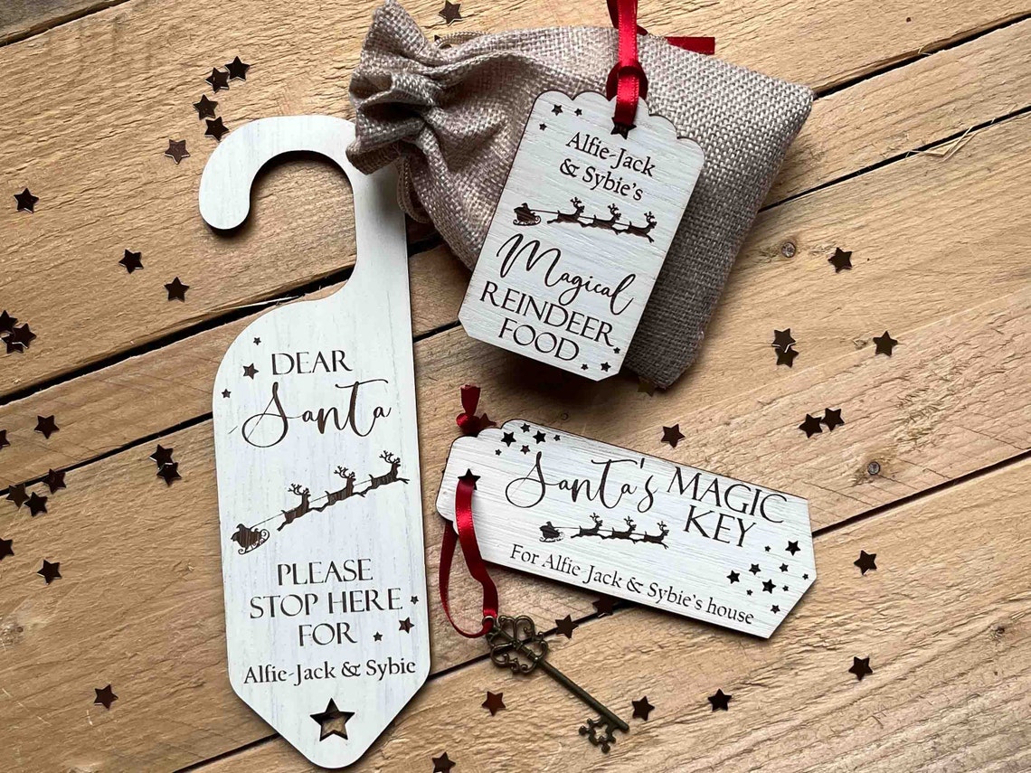 Personalised Reindeer Food, Reindeer Food Bag and Tag, Christmas Eve ...