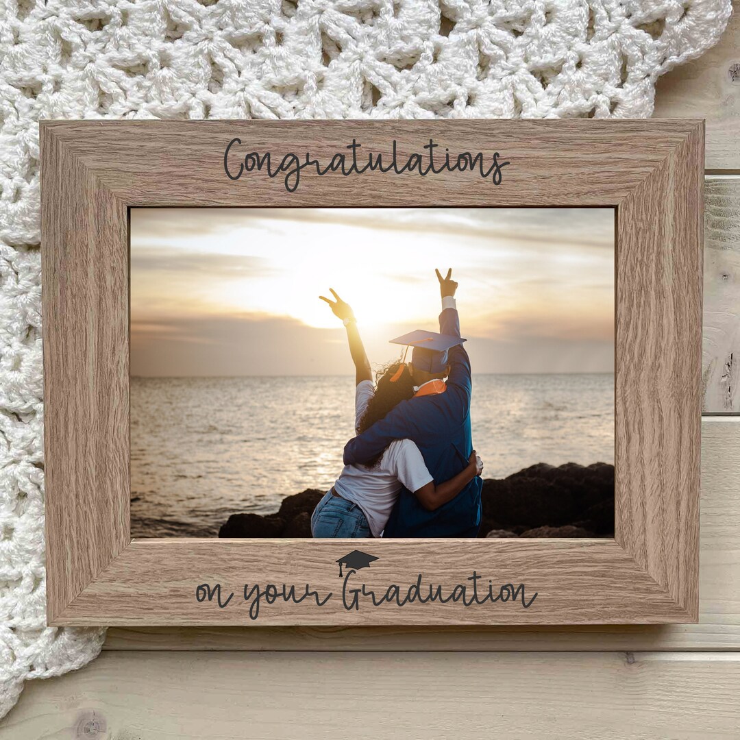 Graduation Photo Frame, Gift for Graduate, University Graduate Picture ...
