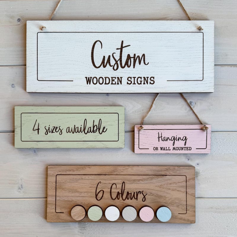 Dolls House Door Signs - Etsy