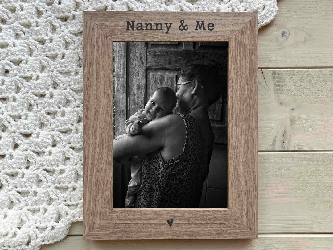 Nanny & Me Photo Frame, Gift for Nan, Mother's Day Gift for Grandma ...