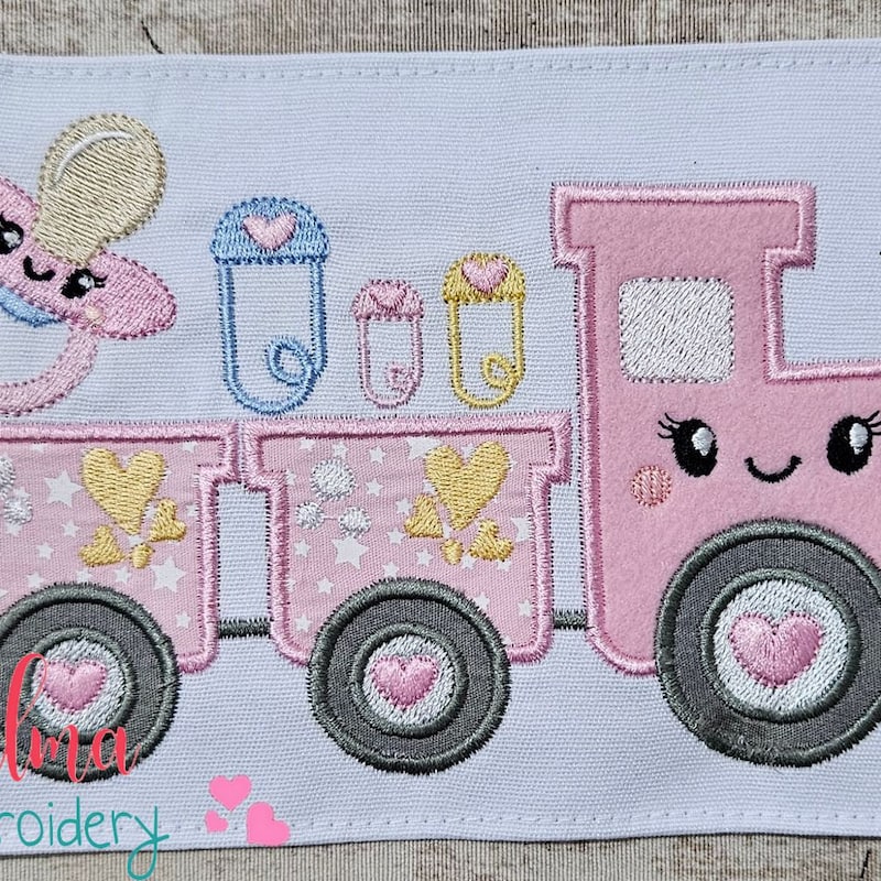 Train Applique - Etsy