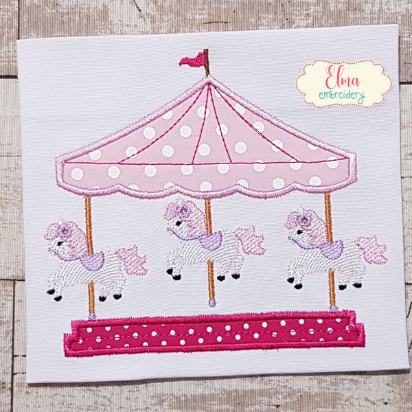 Carousel Horse Embroidery - Etsy