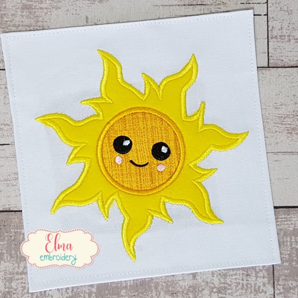 Sun Applique - Etsy