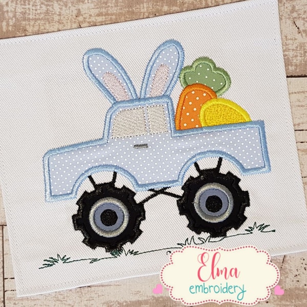Truck Applique Design - Etsy