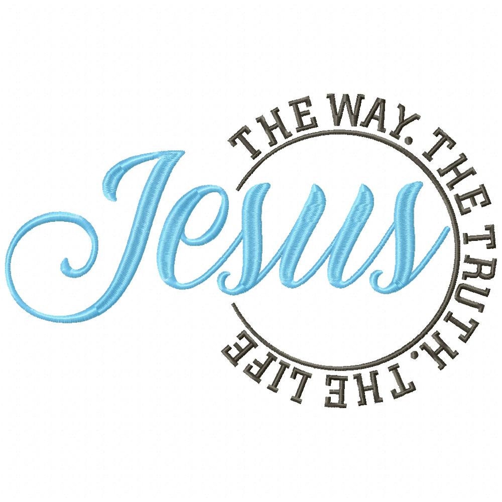 Jesus Embroidery Design: Christian Religious Fill Stitch (digital ...