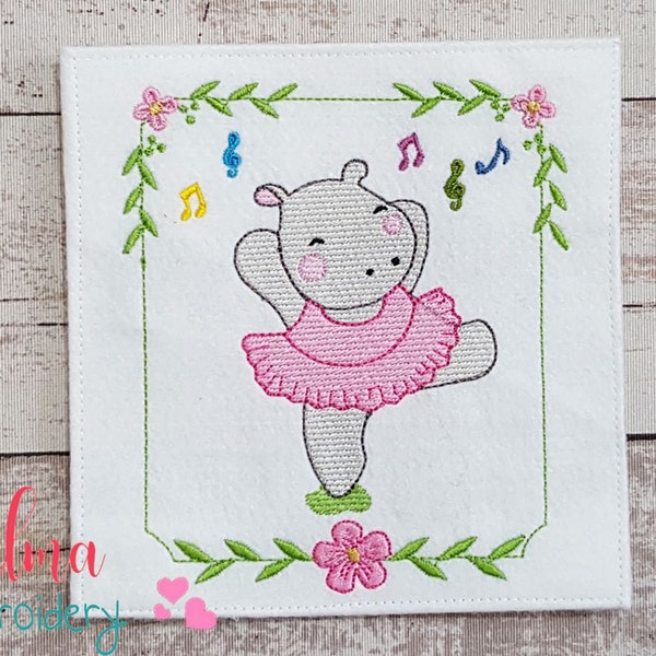 Ballerina Hippo - Etsy