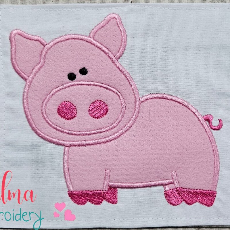 Piglet Embroidery - Etsy