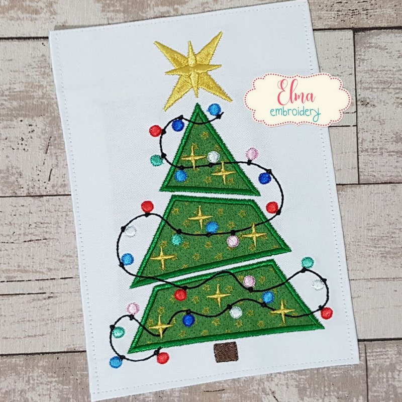 Crazy Christmas Tree Pattern - Etsy