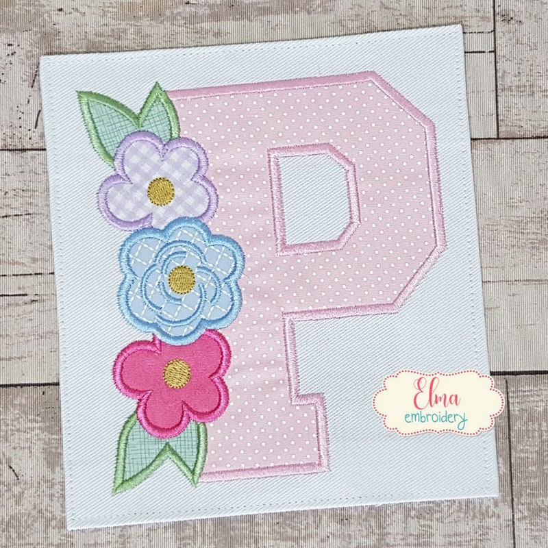 Monogram Applique Design - Etsy