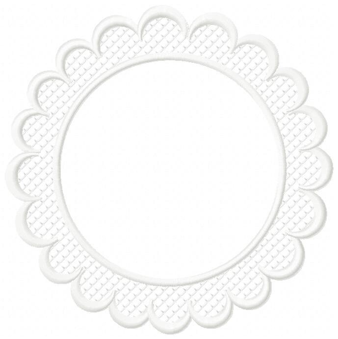 Delicate Lace Frame Applique Embroidery 3x3 4x4 5x5 6x6 - Etsy