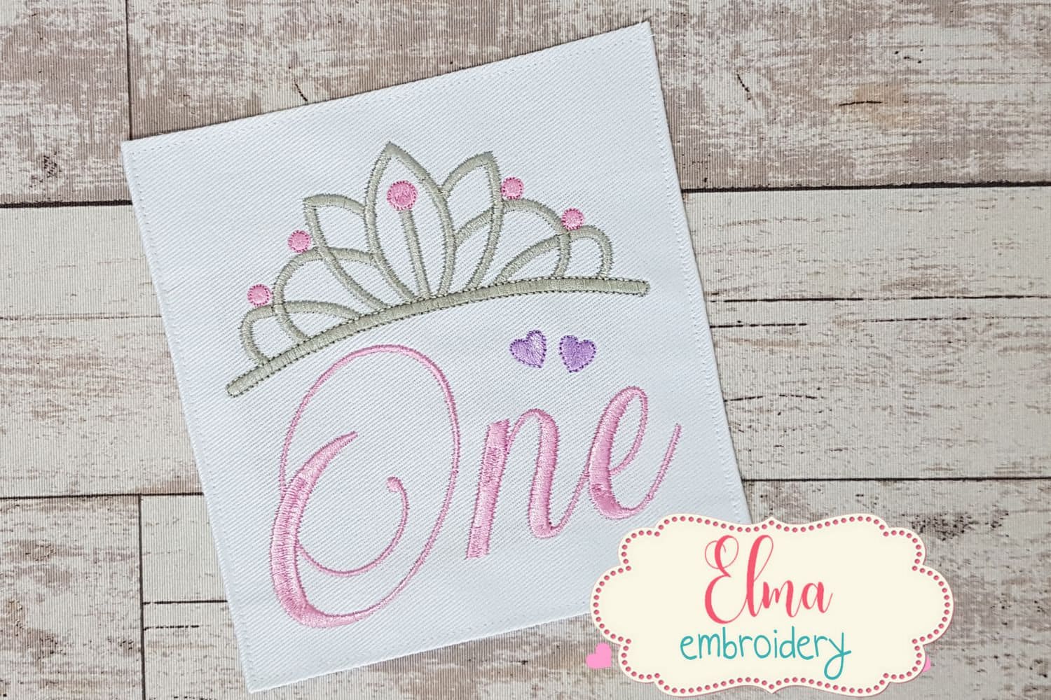 Princess Crown 1st Birthday Number One 4x4 5x5 6x6 7x7 | Etsy