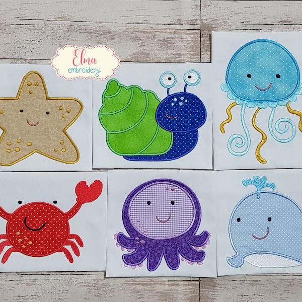 Sea Applique - Etsy