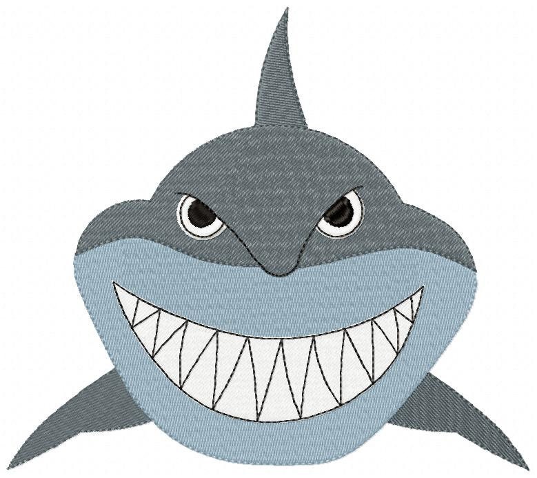 Sharks Set of 2 Designs Fill Stitch 3x3 4x4 5x5 6x6 7x7 - Etsy