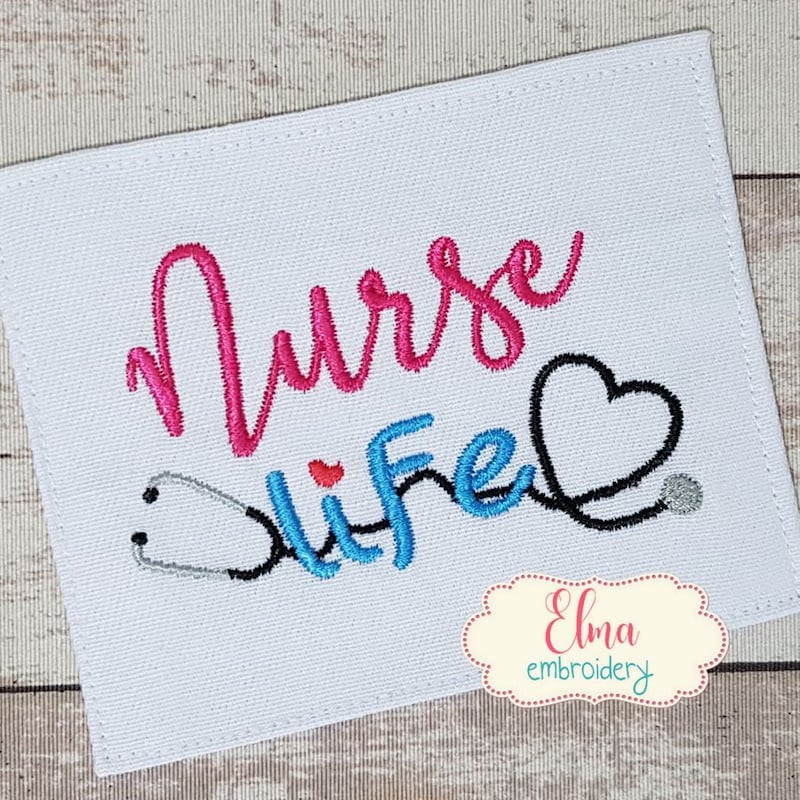 Nurse Embroidery - Etsy