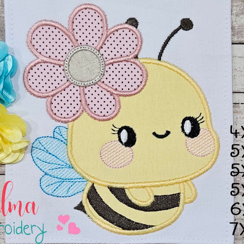 Bee Applique - Etsy