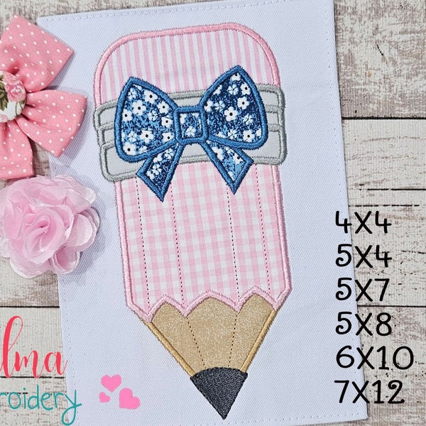 Back to School Embroidery Design - Etsy