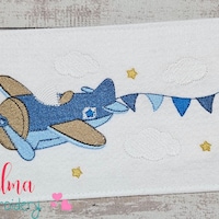 Fighter Plane F18 Applique Machine Embroidery Design Jet Airplane ...