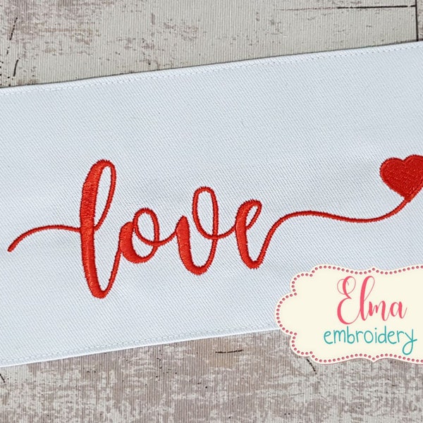 Love Embroidery Word - Etsy