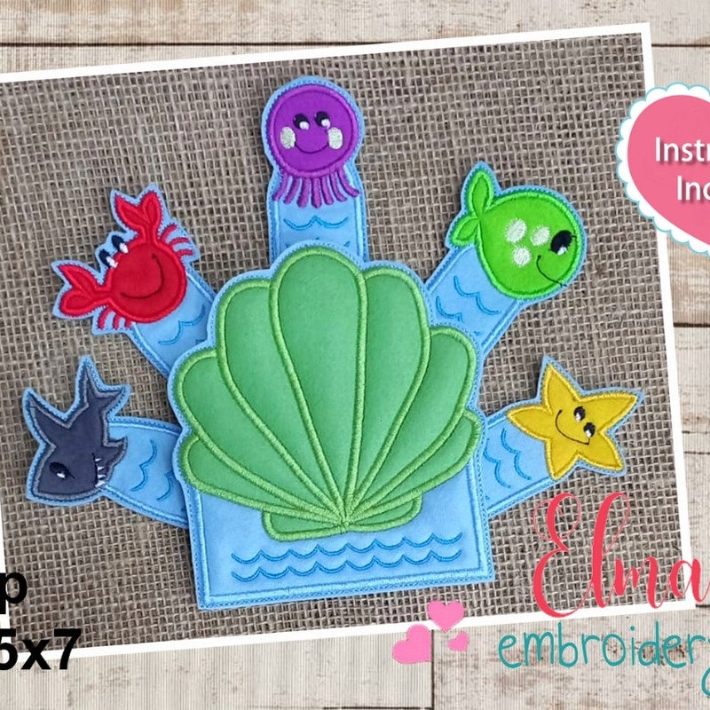 Ocean Finger Puppets - Etsy