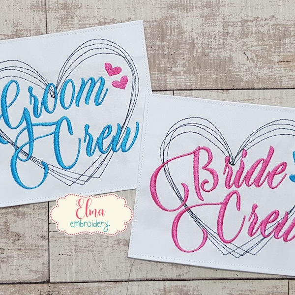 Bride and Groom on Embroidery - Etsy