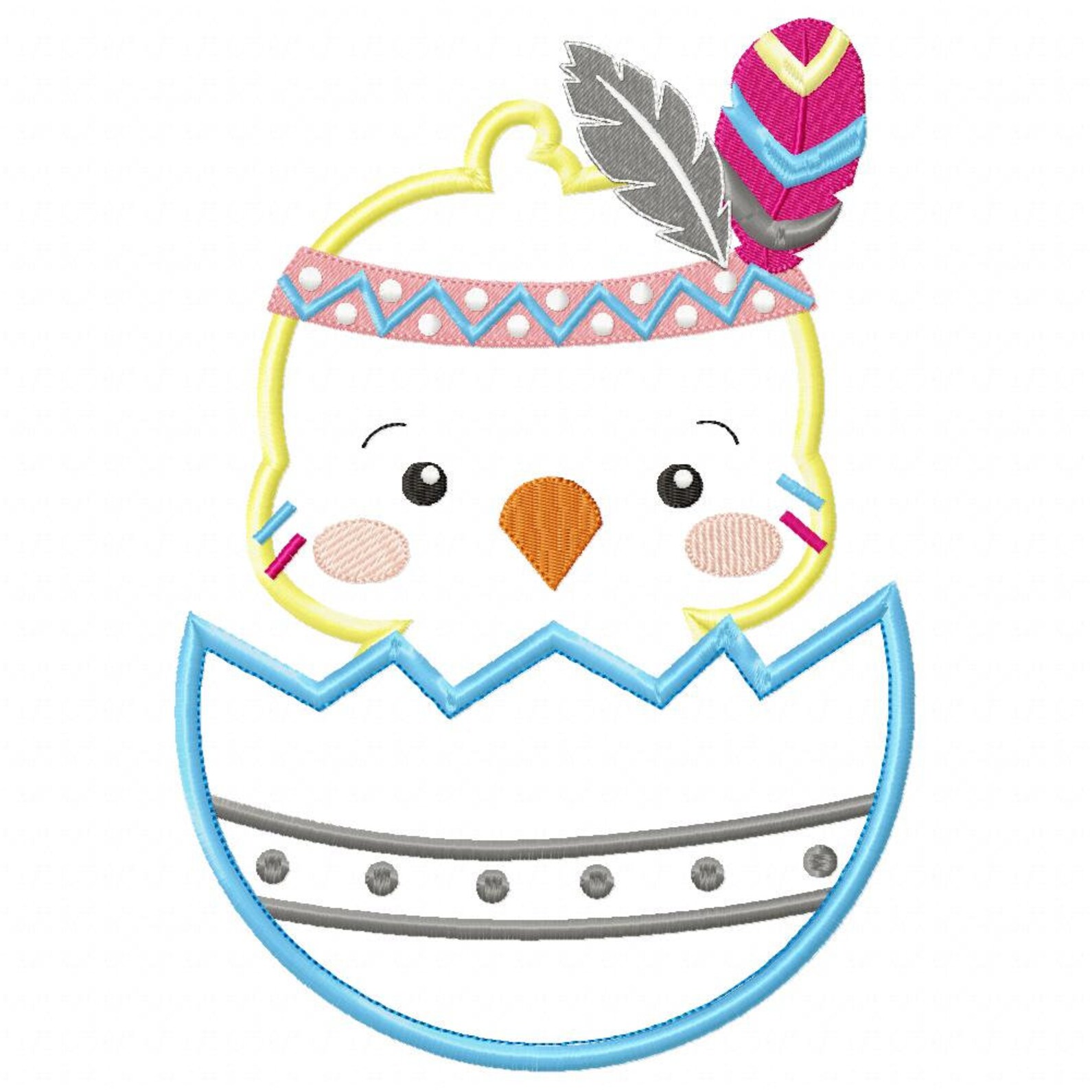 Indian Boho Animals Machine Embroidery Design Applique - Etsy