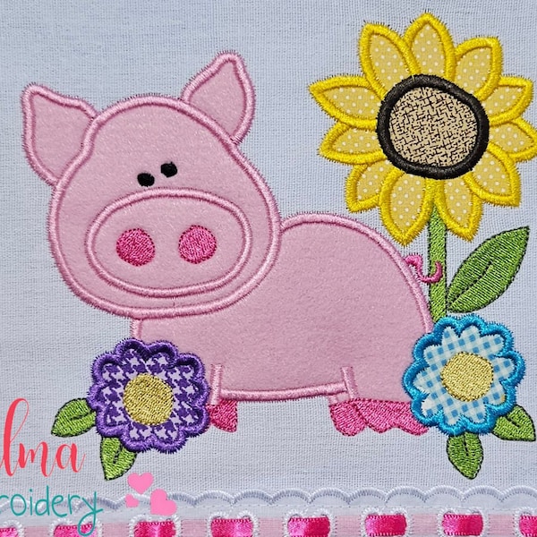 Piglet Embroidery - Etsy
