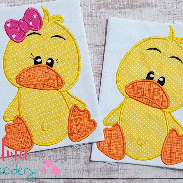Duck Applique Design - Etsy