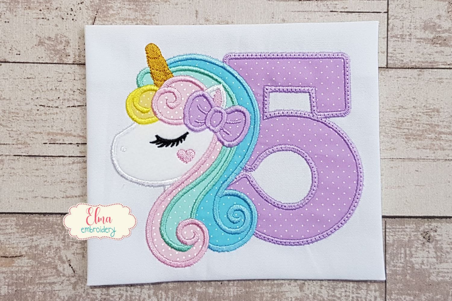 Sewing & Fiber Craft Supplies & Tools Unicorn rainbow embroidery design ...