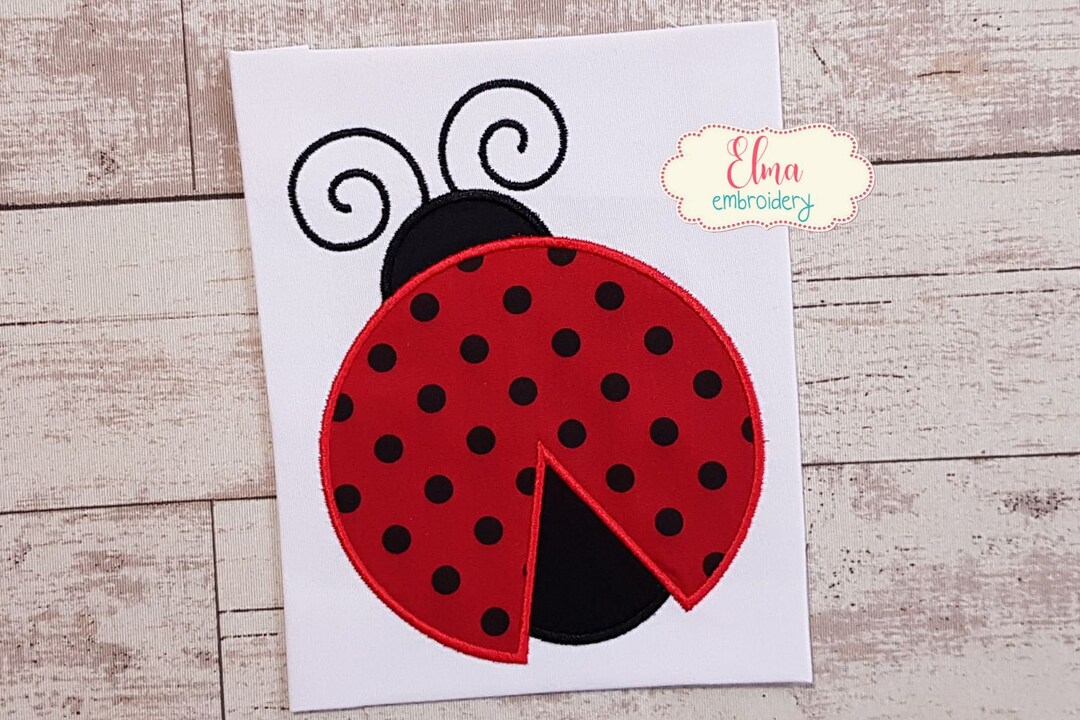 Ladybug - Machine Embroidery Design - Applique Embroidery - Animal ...