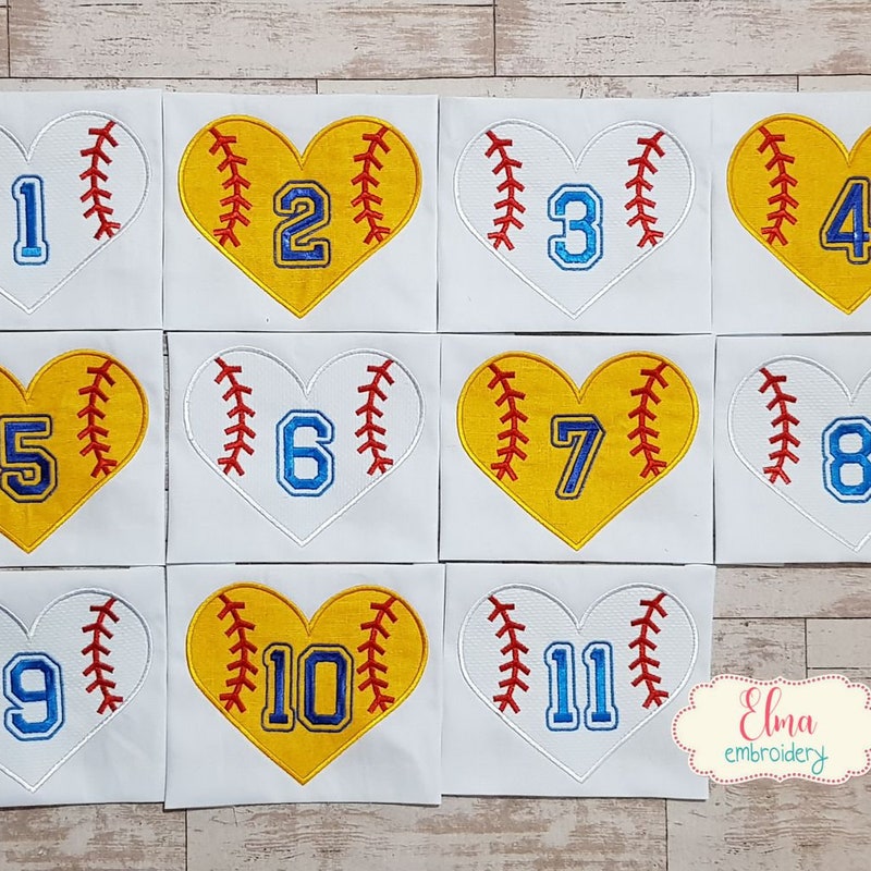 Embroidery Numbers - Etsy