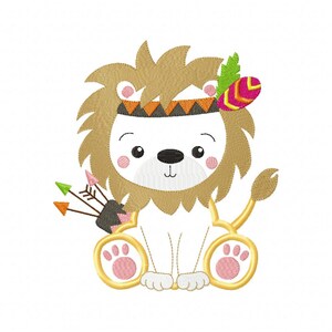 Indian Boho Animals - Machine Embroidery Design - Applique - Animal ...